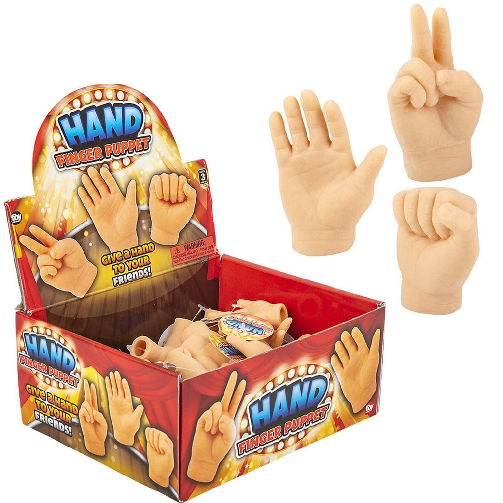 CASE 72 Tiny Hand Finger Puppets - Magic Gag Toy – Giggle Novelties