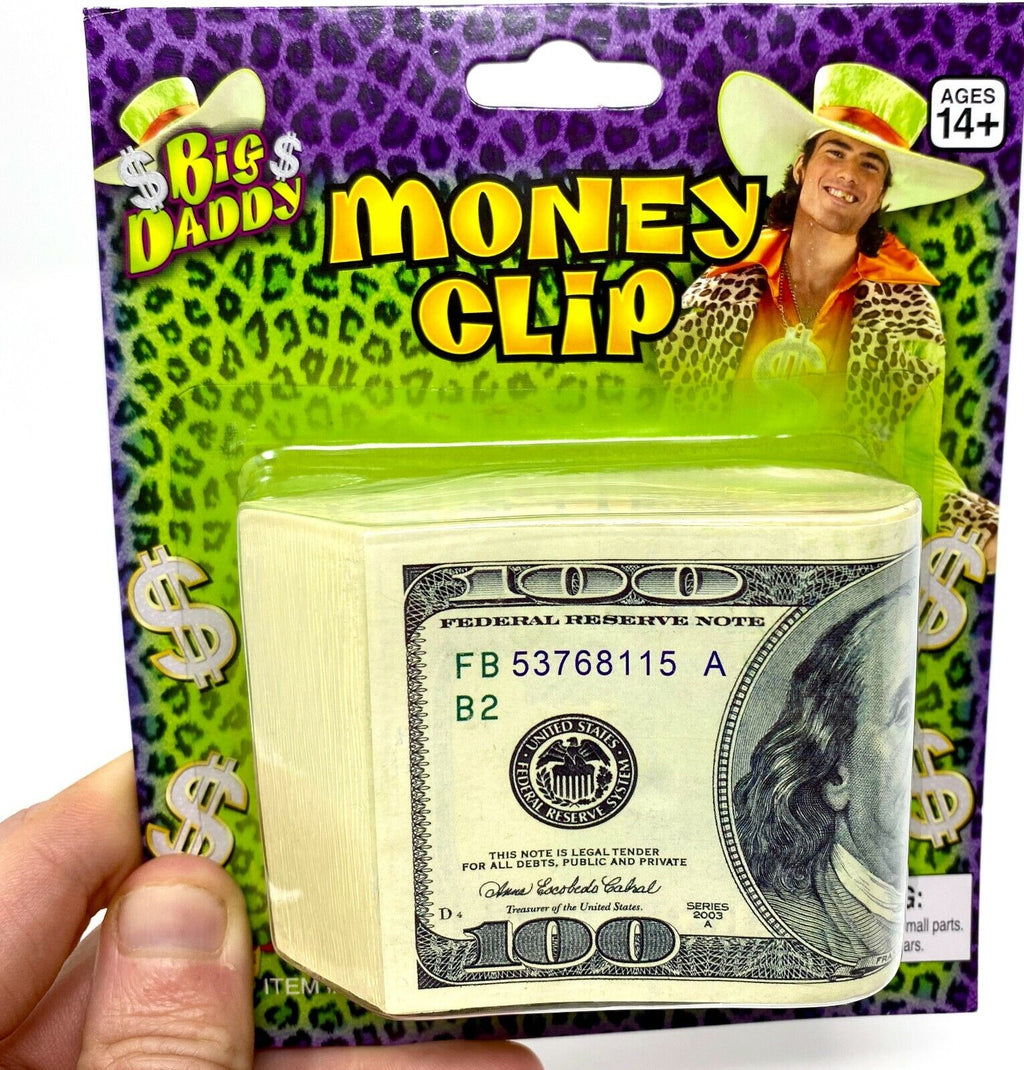 Big Daddy Bill Money Clip - Pimp Costume Prop – Giggle Novelties