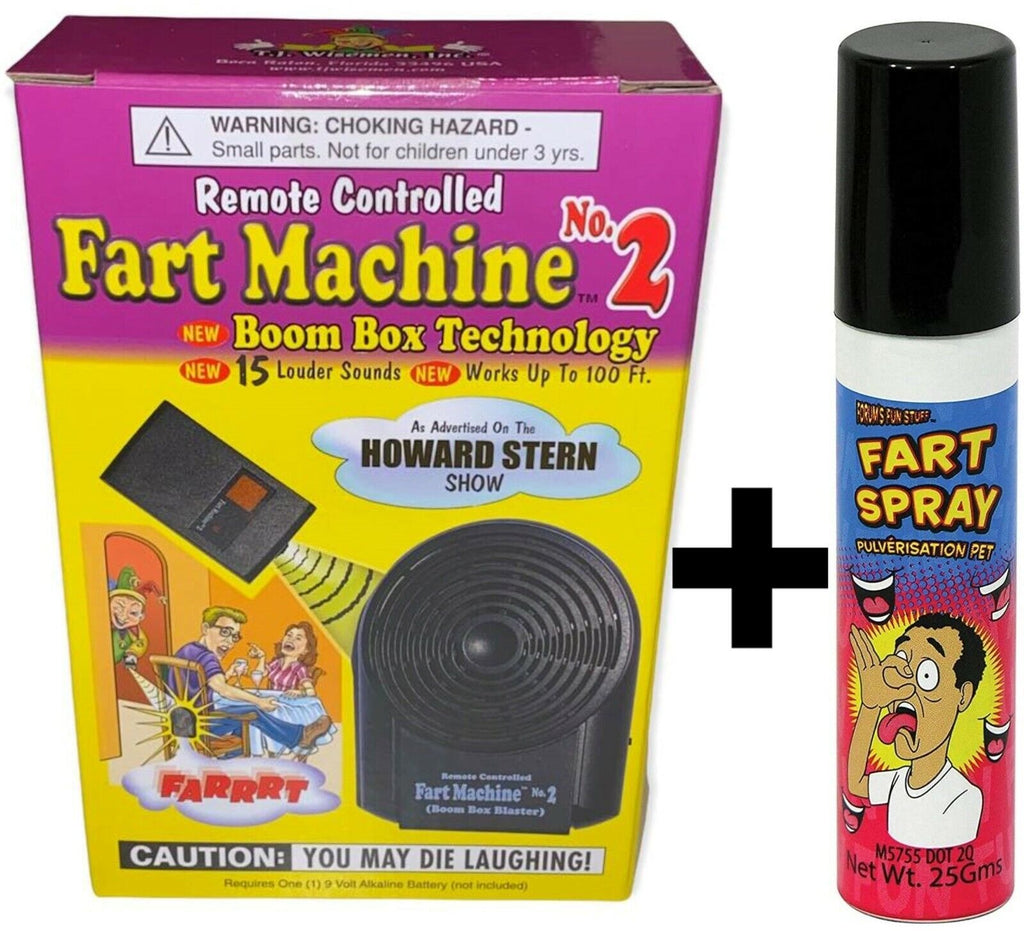 Fart Machine #2 & Fart Spray Combo Set - Ultimate Fun – Giggle Novelties