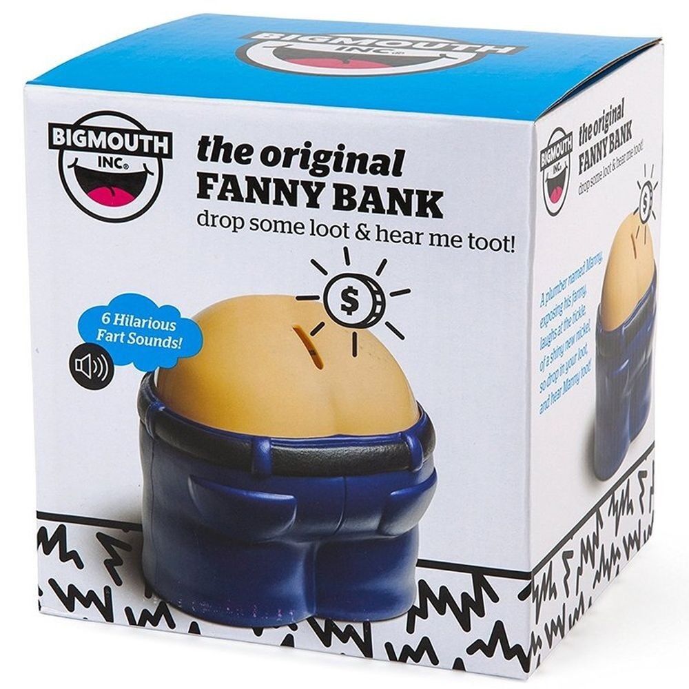 Fanny Bank - Funny Farting Sound Coin Butt Money Bank – Giggle Novelties