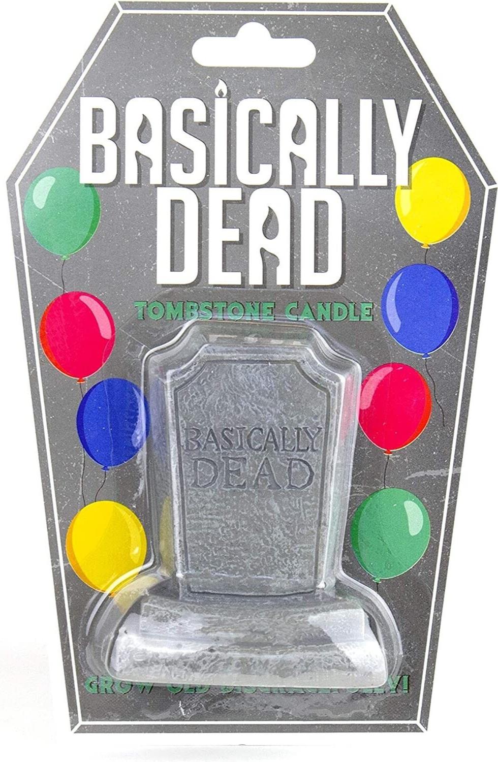 Basically Dead Birthday Candle - Funny Cake Topper – Giggle Novelties