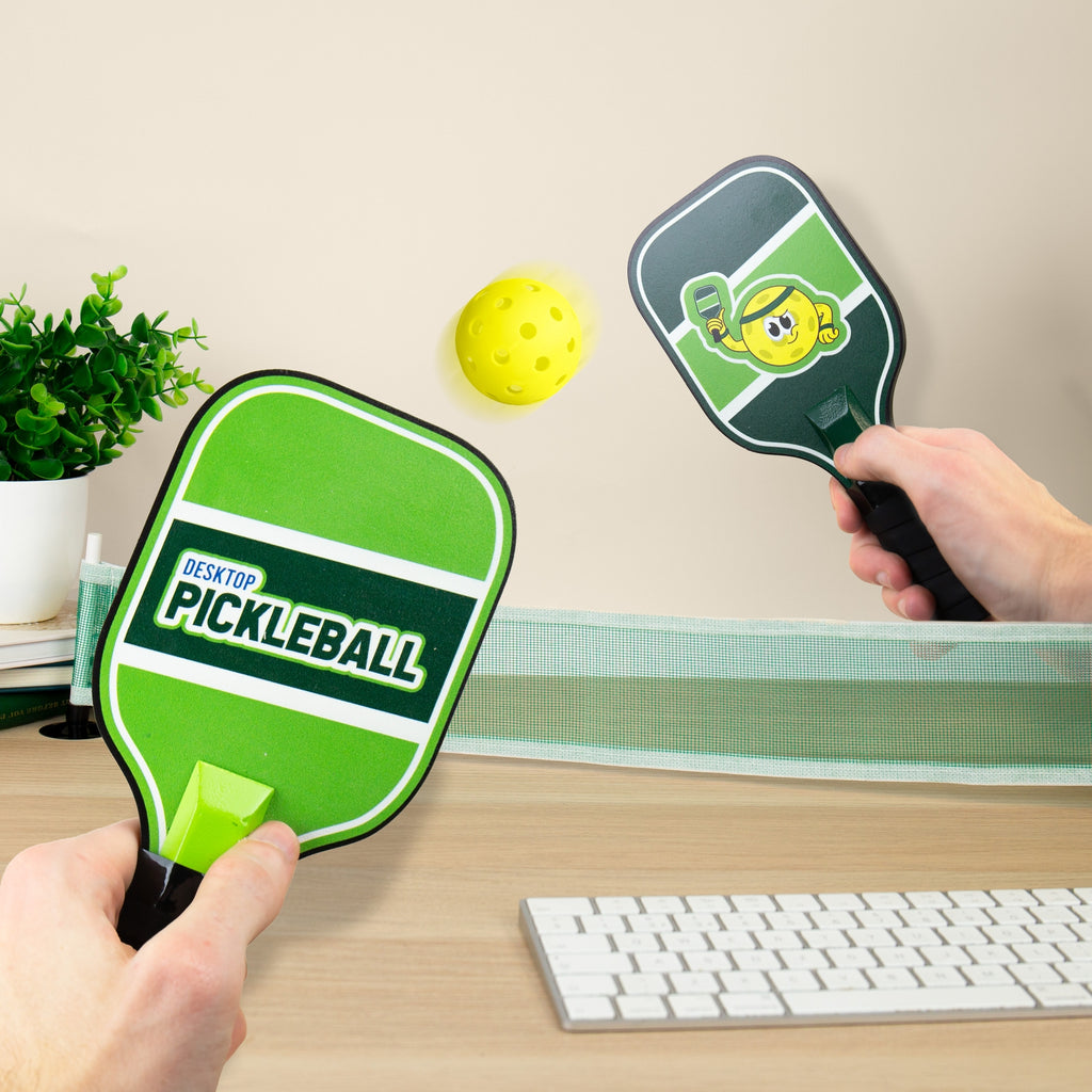 Desktop Pickleball Set – Fun Mini Office Game – Giggle Novelties