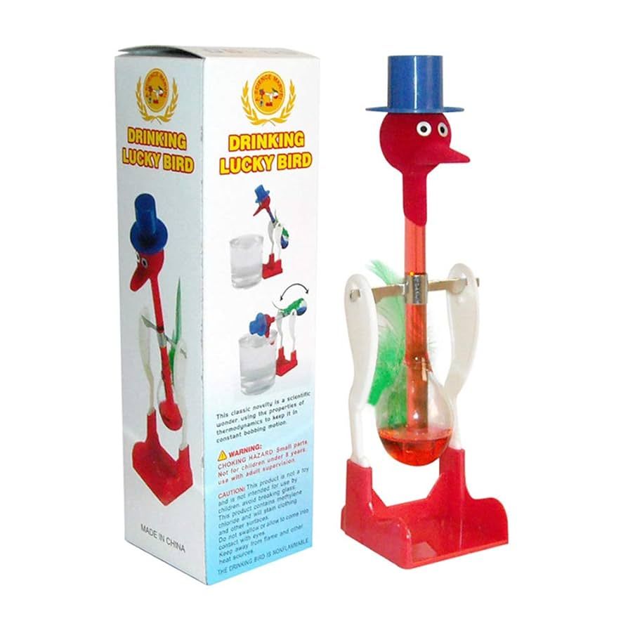 Original Drinking Bird – Retro Science Toy 🐦Perpetual Motion Desk Gadg ...