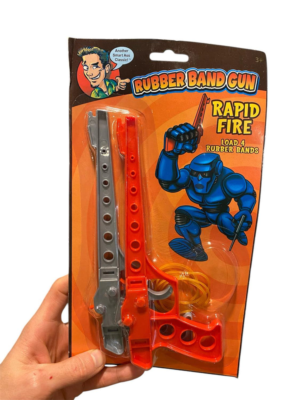 2pc Rubber Band Guns - Spring Loaded Toys from Spencer's – Giggle Novelties