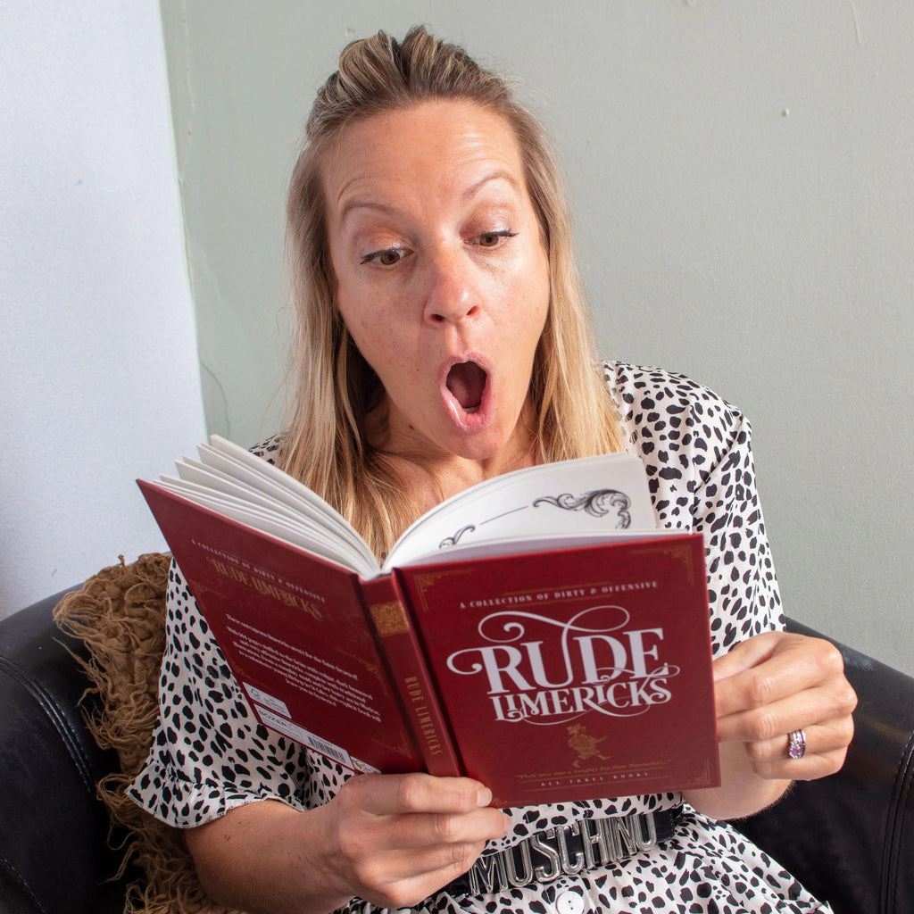 Rude Limericks - Dirty & Offensive Rhymes Hardcover Book – Giggle Novelties
