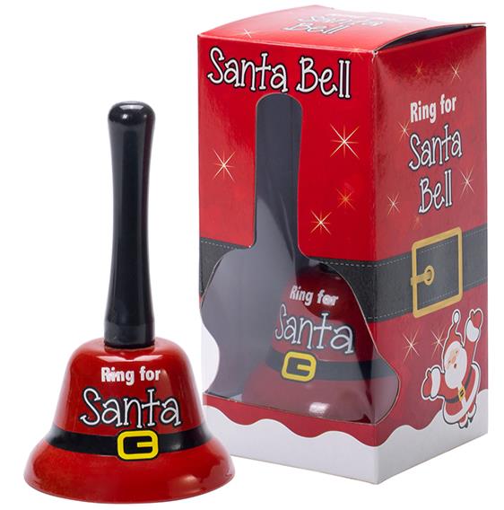 Santa Hand Bell - Fun Christmas Desk Prop Gift – Giggle Novelties