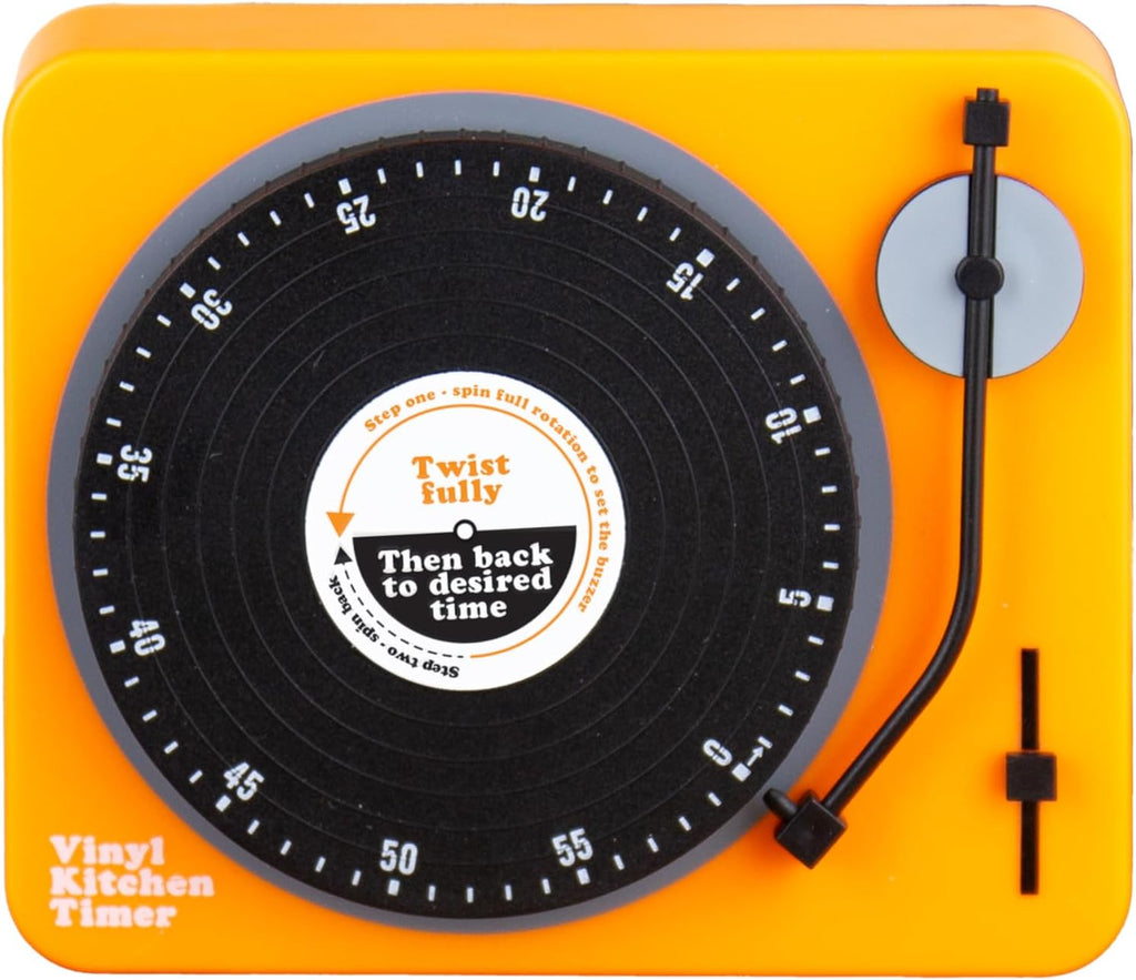 Retro Vinyl Record Player Kitchen Timer Fun Cooking MustHave – Giggle ...