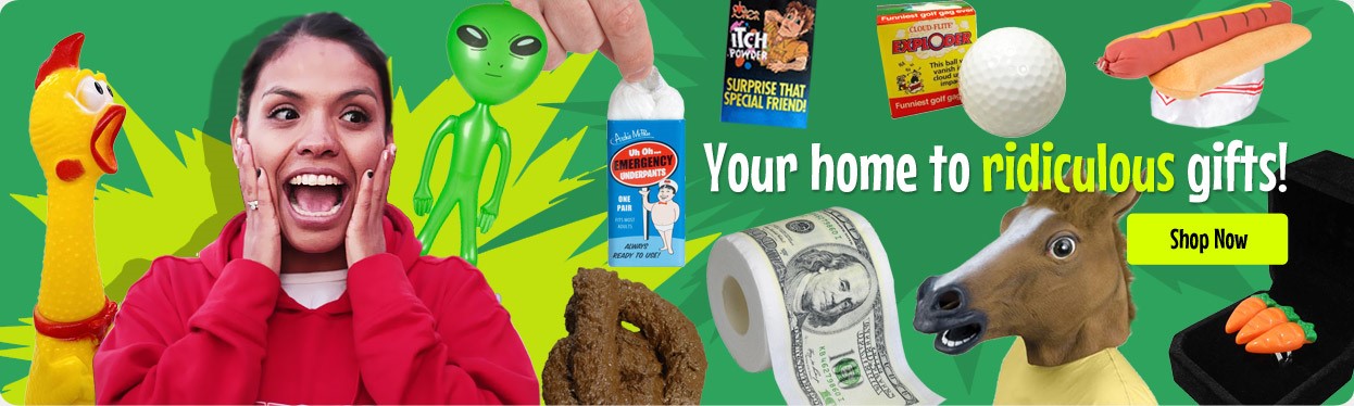 Shop hilarious gags, pranks & novelties sold at silly low prices ...
